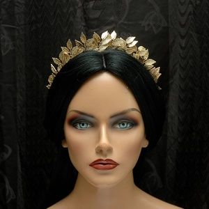 Accessories | Gold Leaf Headpiece Headband Greek Goddess Crown | Poshmark